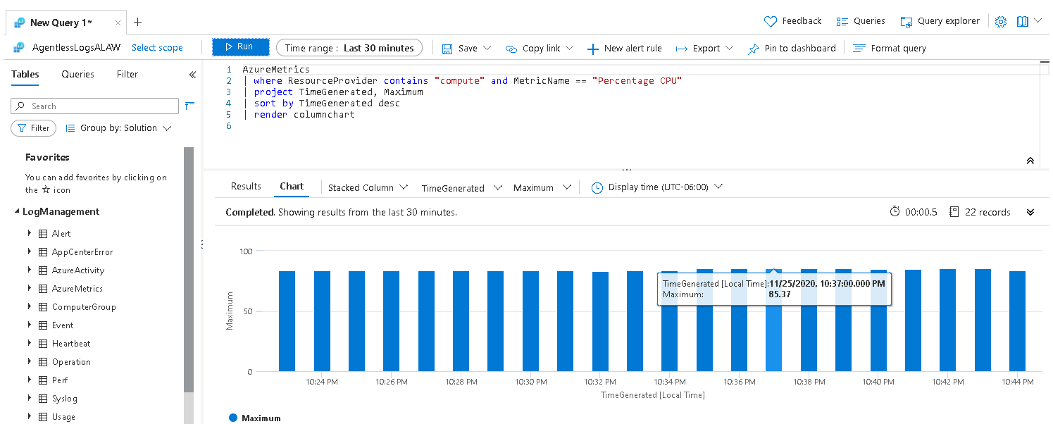 How-To: Agentless Monitoring Azure Virtual Machines
